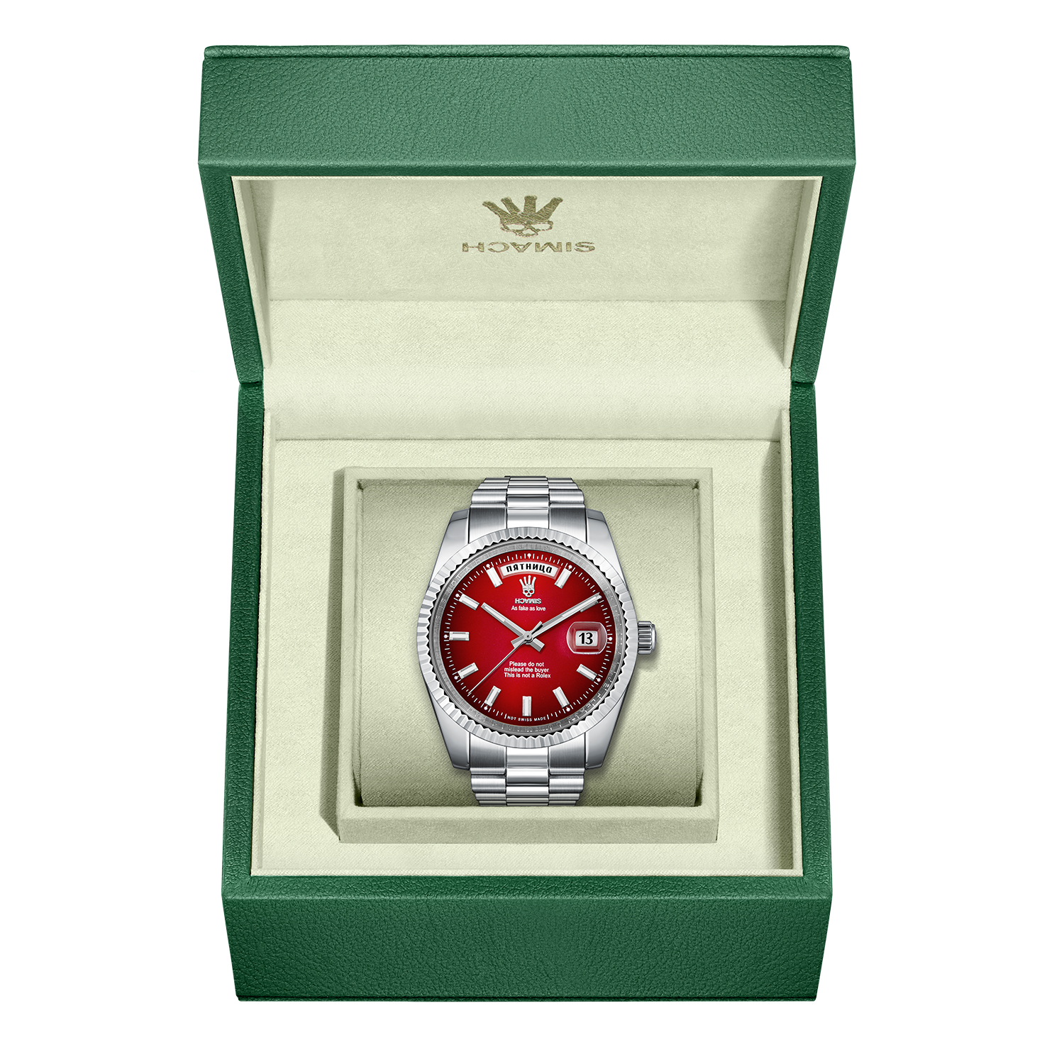 Часы мужские SIMACH SIMACH M01-40-0-YYE-B3-SMS: сталь — купить в ...