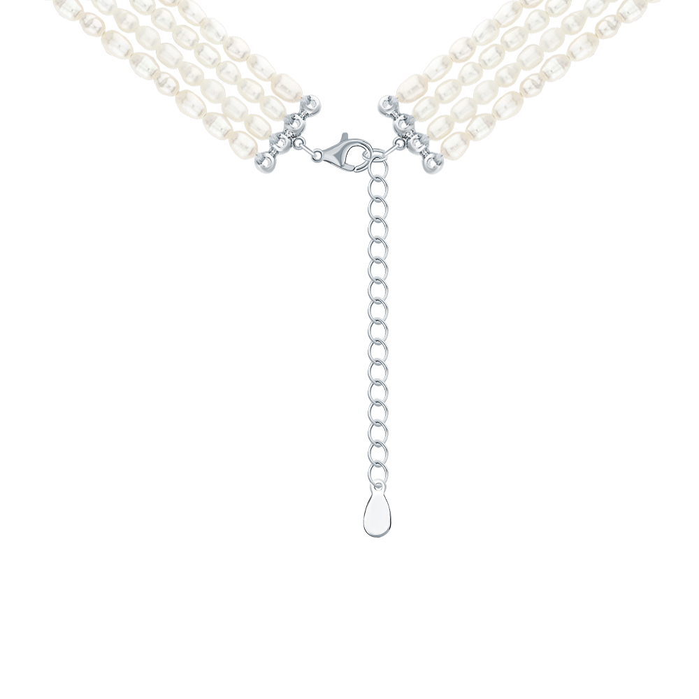 Шейное украшение с жемчугом BASTET S01944-H0O-01: жемчуг ...