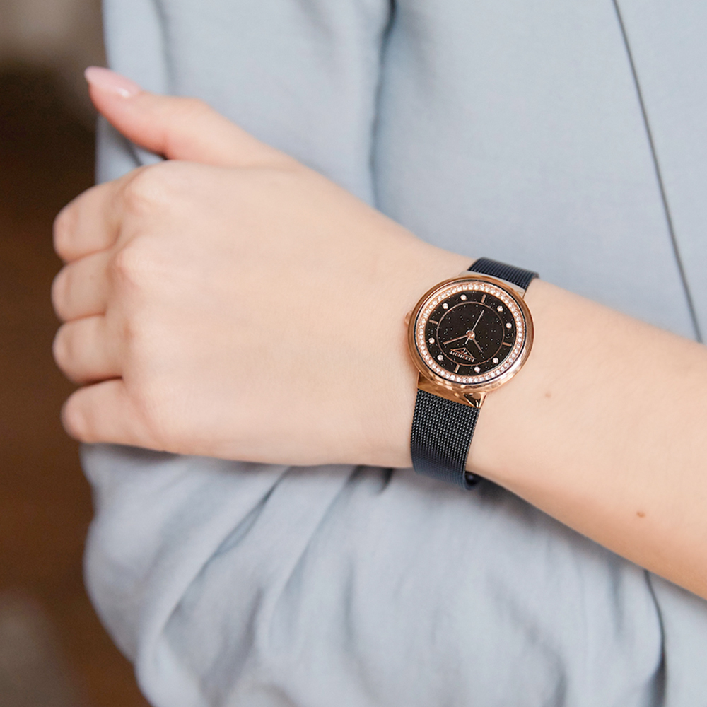 Часы женские 33 ELEMENT 33 ELEMENT 331710: сталь, австрийские кристаллы ...