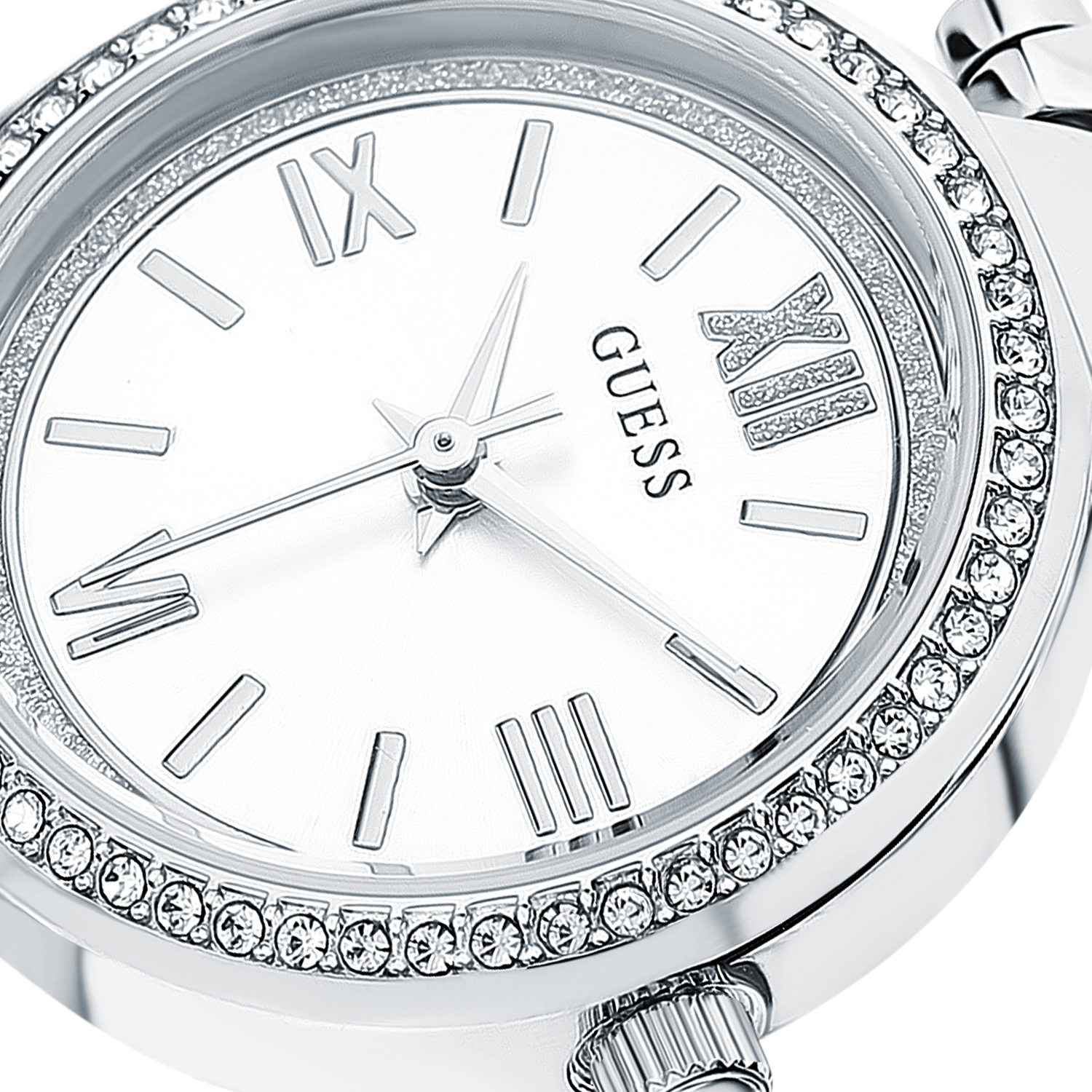 Часы женские GUESS W1009L1 GUESS W1009L1: сталь, кристалл swarovski ...