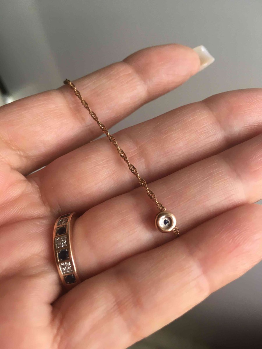 Золотая подвеска с сапфирами VESNA JEWELRY: розовое золото 585 пробы ...