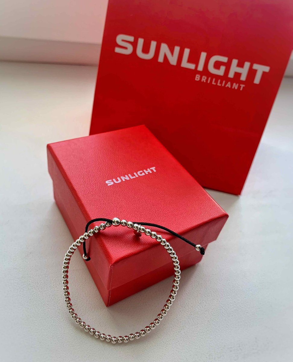 Серебряный браслет SUNLIGHT: белое серебро — купить в интернет-магазине ...