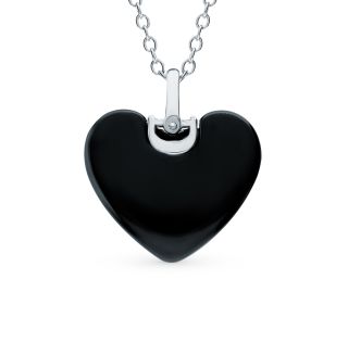 Серебряное шейное украшение с фианитами и керамикой SUNLIGHT S20127-H9W ...