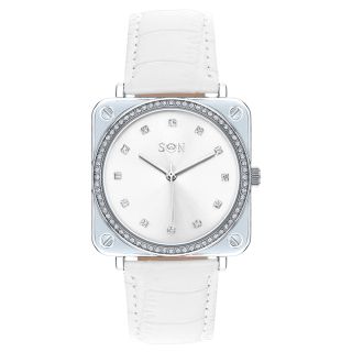 Часы женские SUN X49-38-0-ZZZ-SL-SWW: металл, кубический цирконий ...
