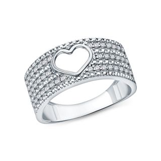 Серебряное кольцо с фианитами BASTET 10100112487-501: белое серебро 925 ...